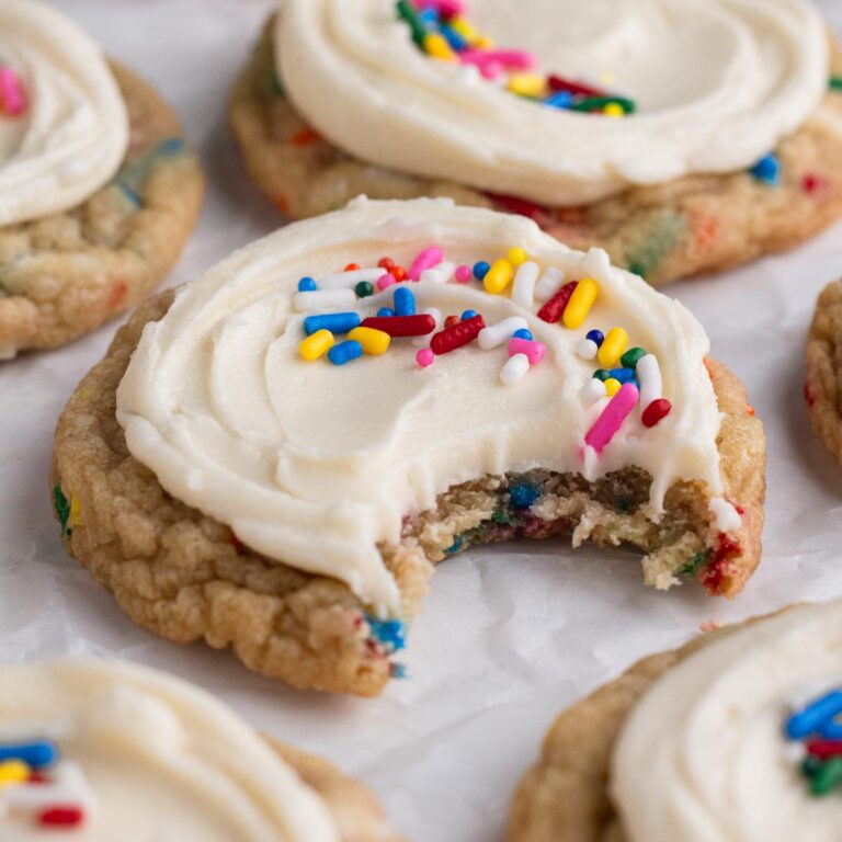 Birthday Cake Cookies - Always Eat Dessert