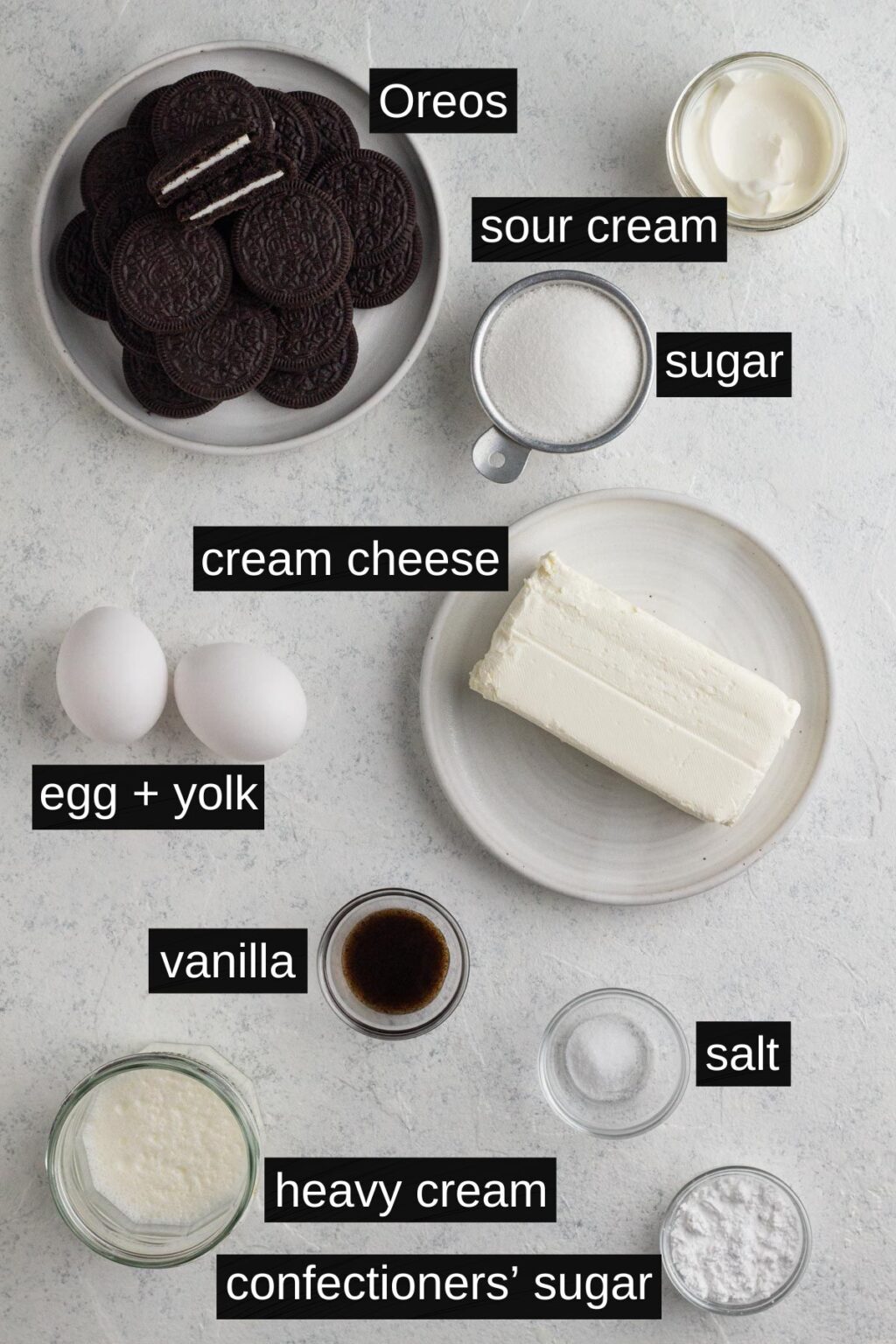 Mini Oreo Cheesecakes - Always Eat Dessert