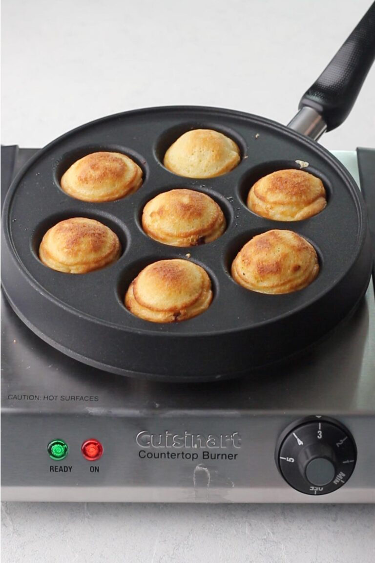 Nutella Ebelskivers (Danish Pancakes) - Always Eat Dessert